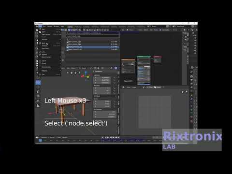 Tutorial creating wood table with uv texture blender 2.8 | Rixtronix LAB