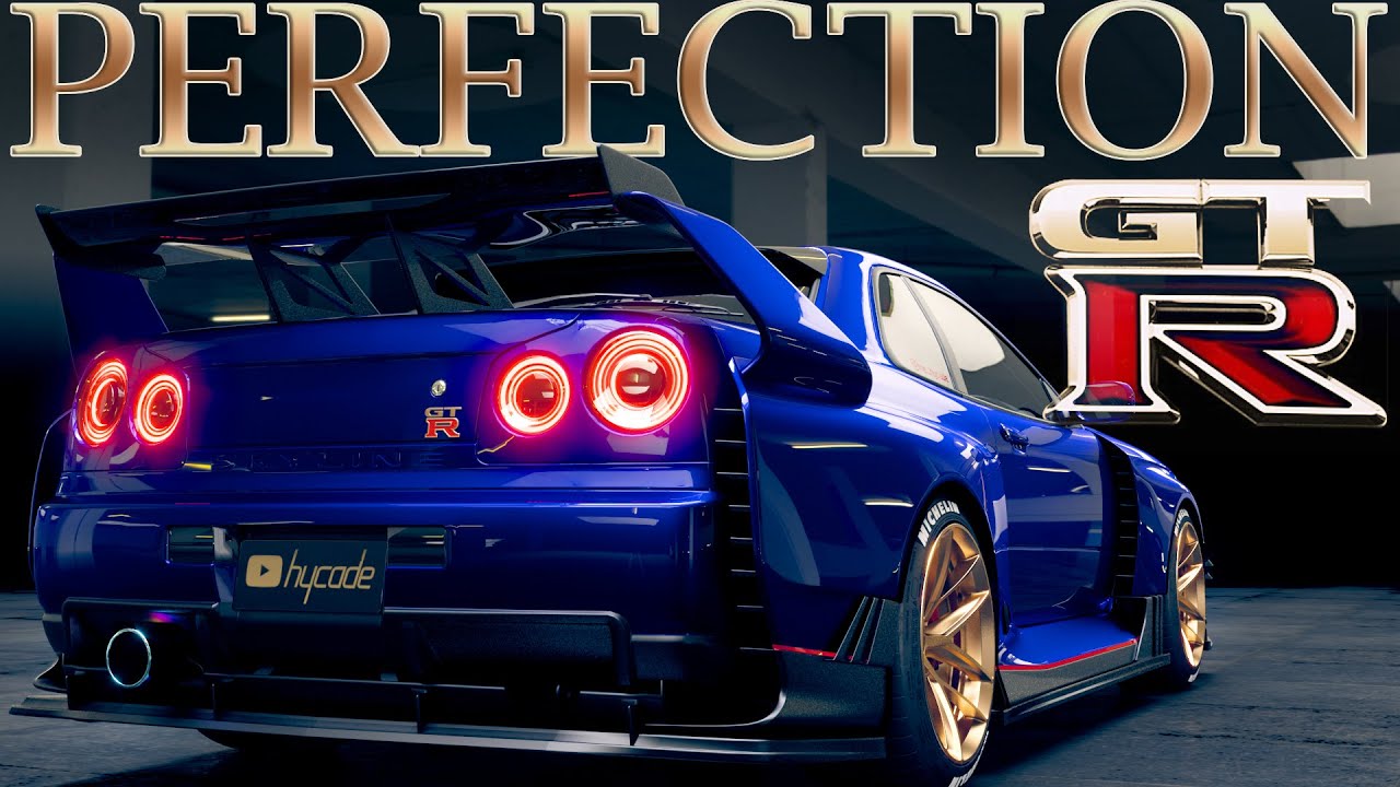 R34 Nissan GT-R Looks Like a Nismo Supercar in Glossy Widebody ...