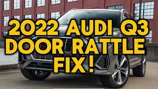 2019-2025 Audi Q3 A-Pillar Trim: Fixing Rattles & Sportback ...