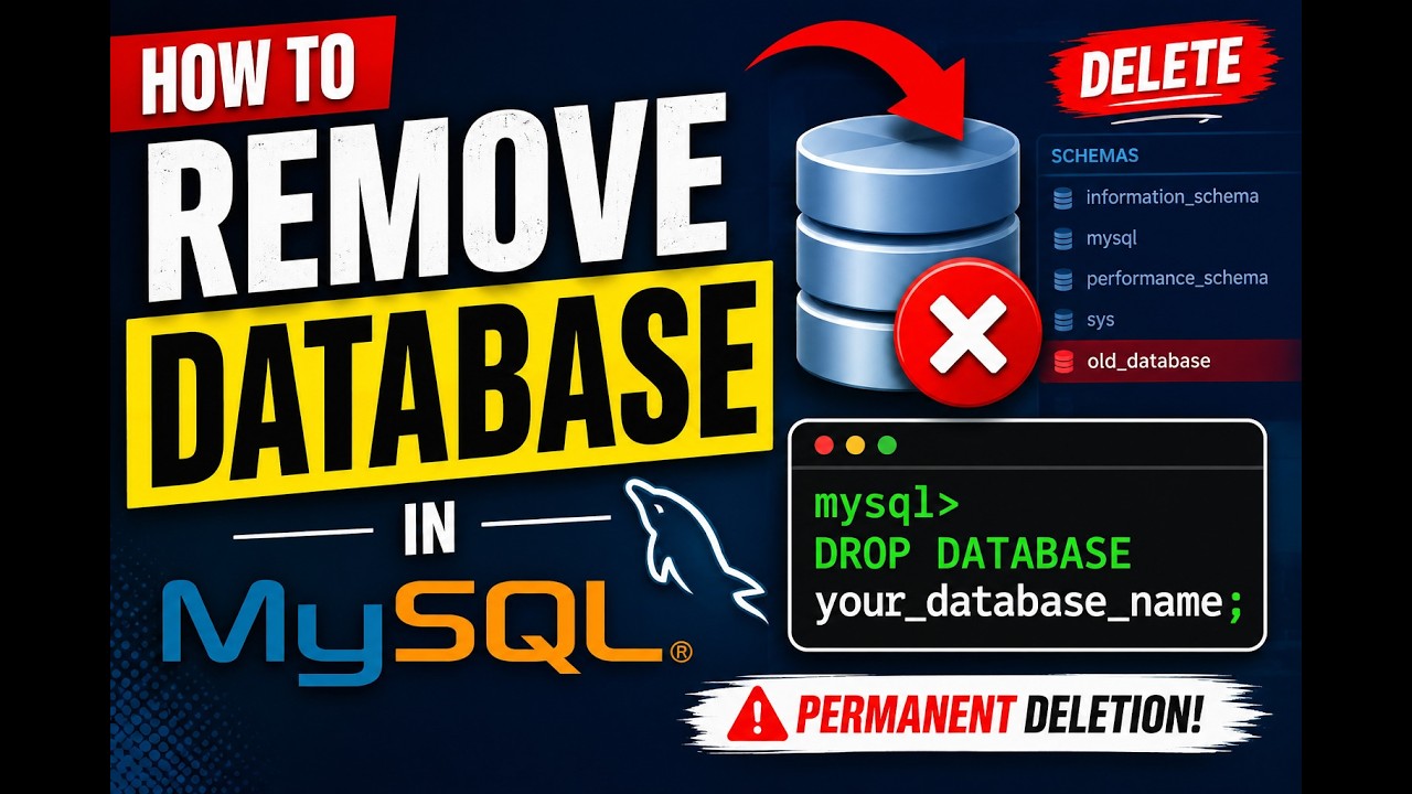 “How to Delete a Database in MySQL”