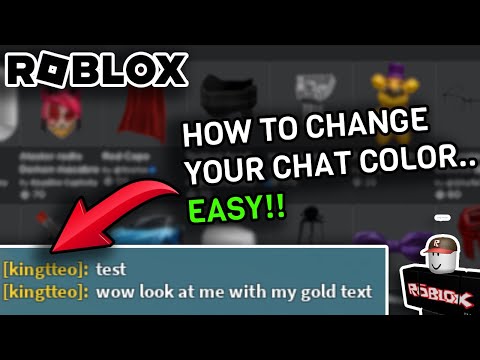 How To Change Roblox Chat Name Tag Color (EASY 2024)