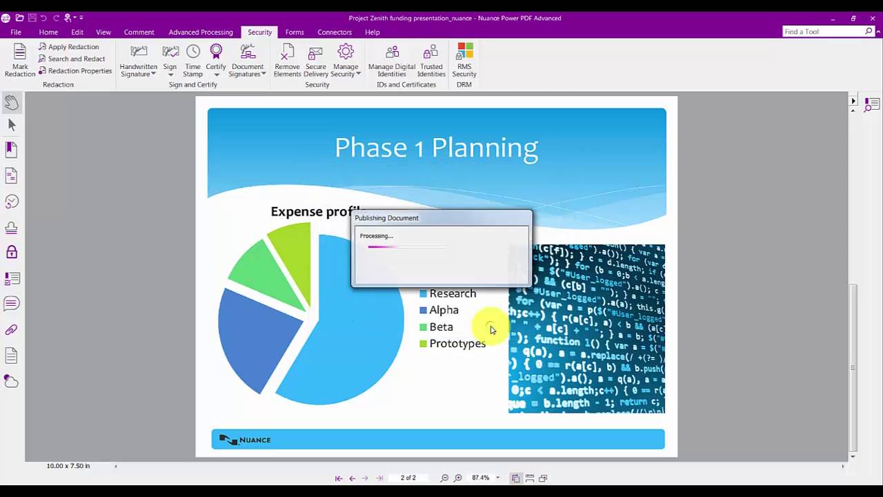Nuance Power PDF 2 with RMS Security