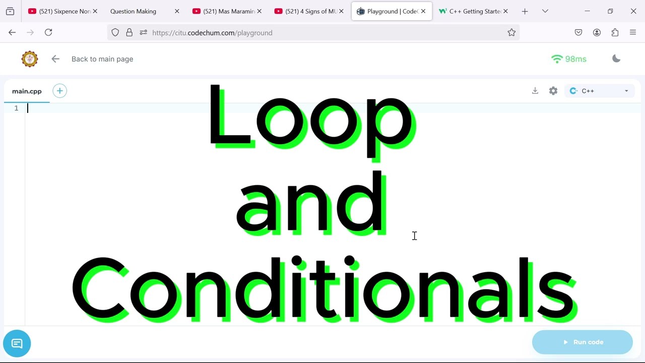 Loops and Conditionals Tutorial