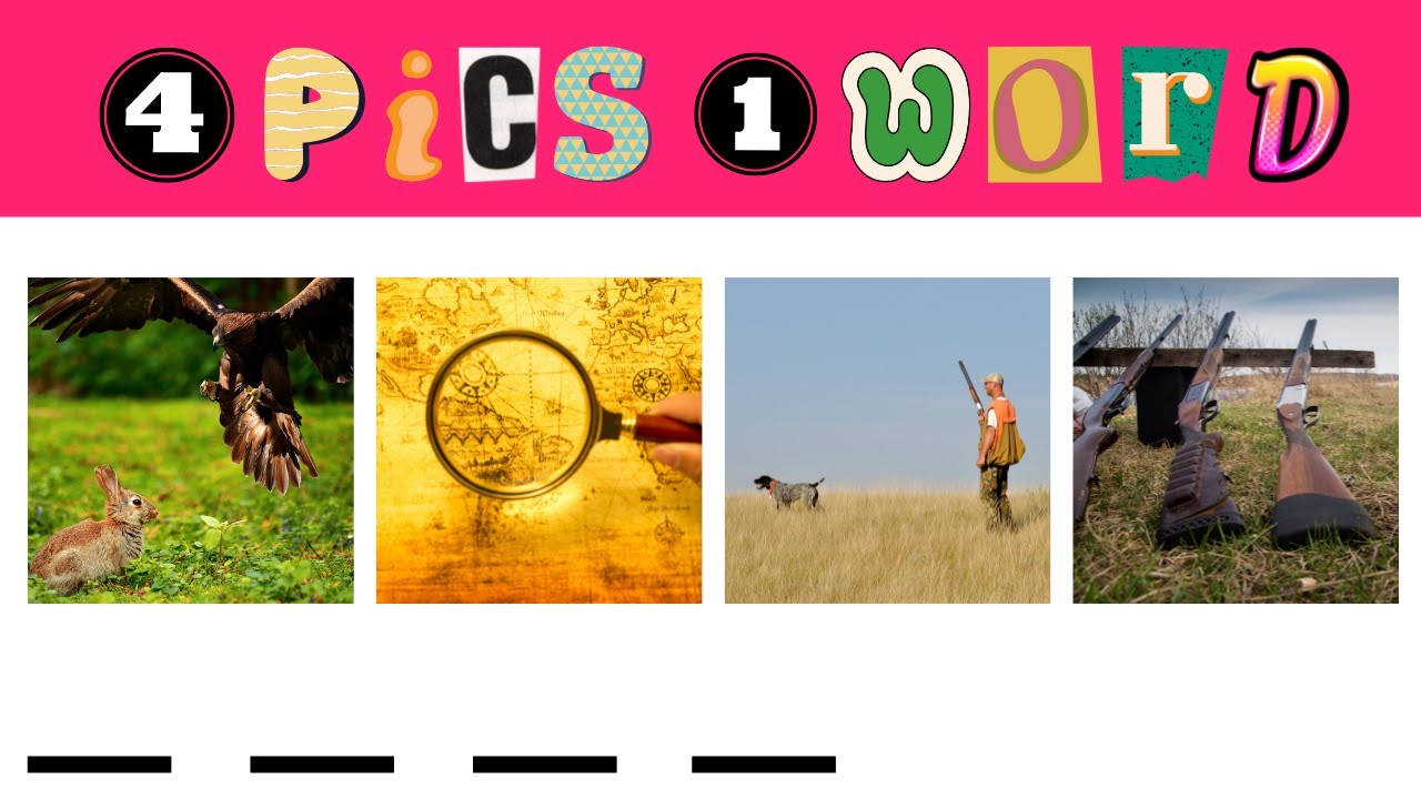 4 pics 1 word daily puzzle today #1 | Guess the word with 4 pics
