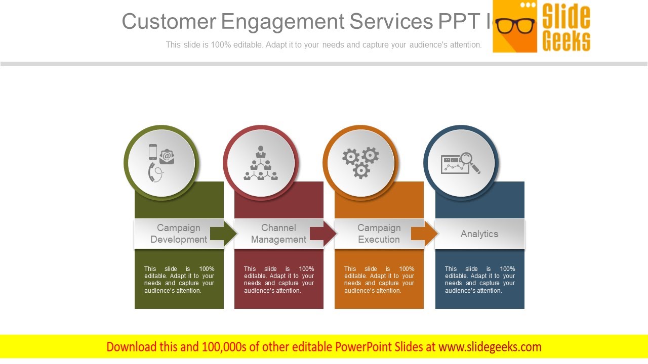 Customer Engagement Services Ppt Icon