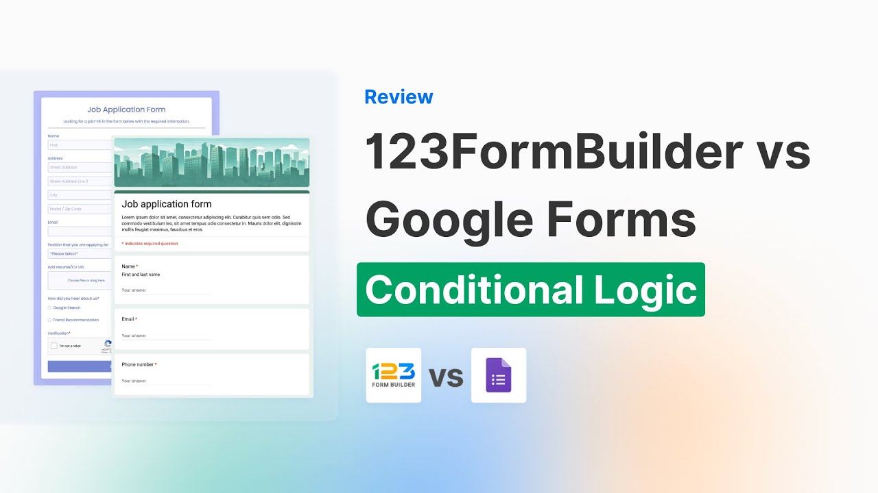 123FormBuilder vs. Google Forms: Rules Showdown 🚀