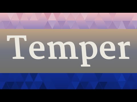 TEMPER pronunciation • How to pronounce TEMPER