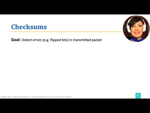 ICN: 5.2.2. Error Detection and Correction (2): Checksum and CRC