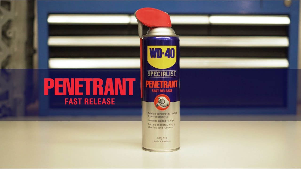 How to Remove Rust and Loosen Stuck Parts With WD-40 Specialist Fast Release Penetrant