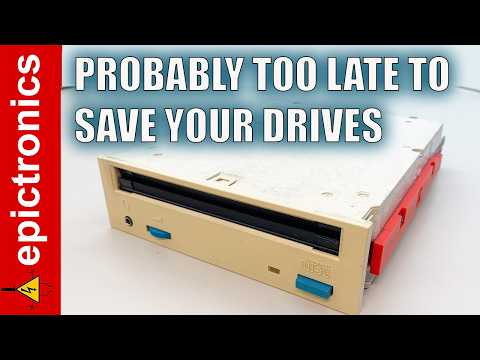 IBM PS/2 95XP Caddy CD-ROM drive repair + Perfect printed bezel