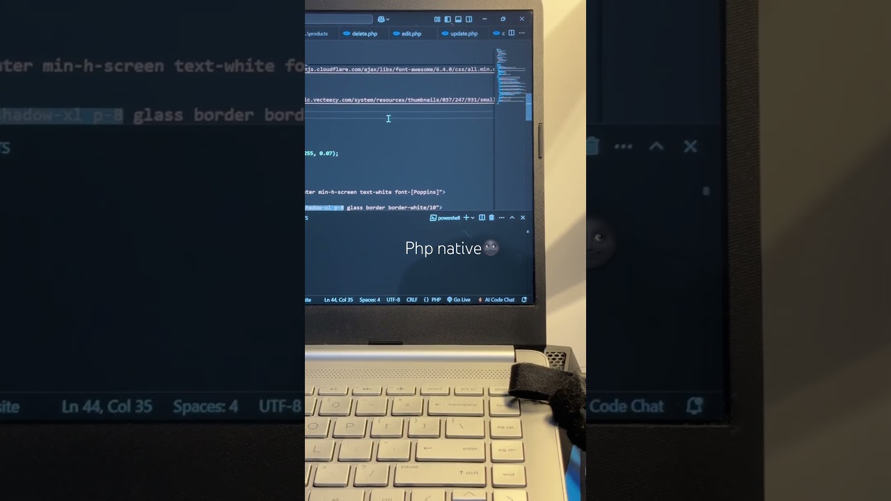 Malas nya php native #website #coding