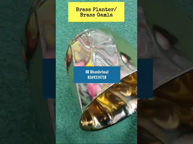 Brass pot - Brass Planter (Gamla) Trader - Retailer from Indore