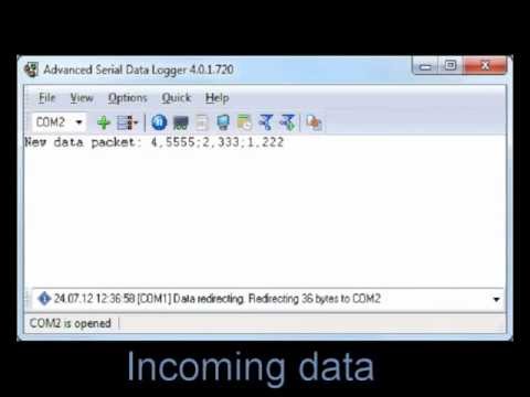RS232 data logger software