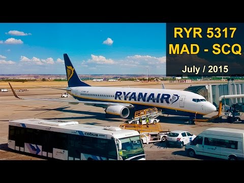 Flight Experience | Madrid - Santiago | RYANAIR Full Flight