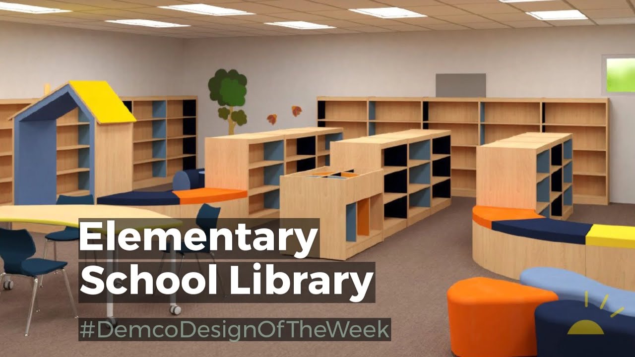Elementary School Library | #DemcoDesignOfTheWeek