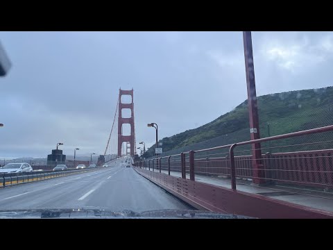 Golden Gate Bridge drive to Muir Woods National Monument California USA | USA Diaries