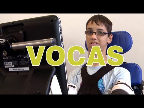 Disability Awareness uk VOCAs, voice output communication aids Percy Hedley Foundation
