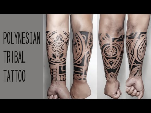 Polynesian Tribal Tattoo #SHORTS