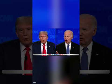 Biden calls out Trump during debate, says former president has the "morals of an alley cat"