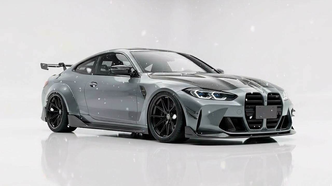BMW M4 Live Wallpaper With Snow Effect | 3 Hours 4K Ultra HD Screensaver