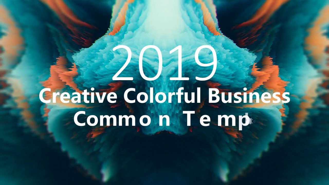 Creative colorful business universal PowerPoint templates