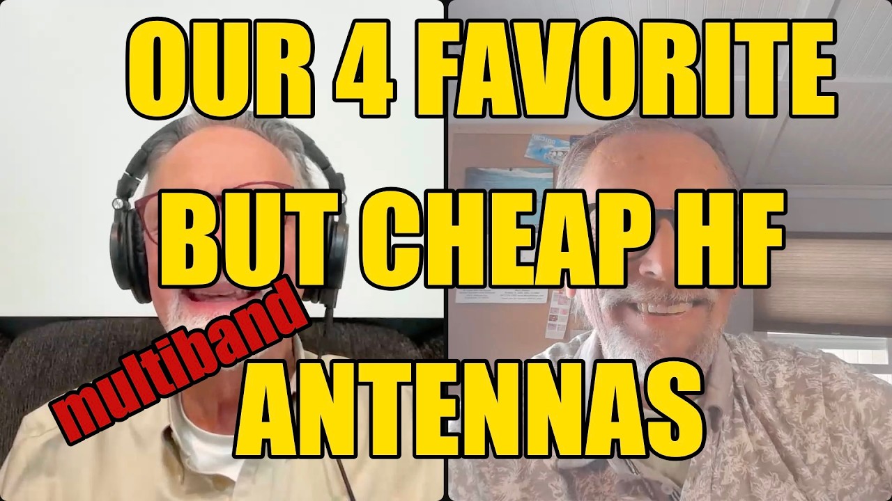 4 Cheap Favorite HF Multi-band Antennas