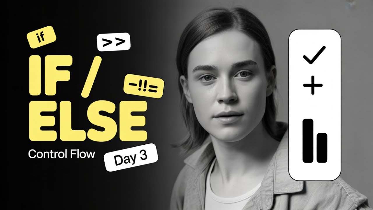 Day 3 Master If/Else in Python: Conditional Operators & Code Blocks for Beginners