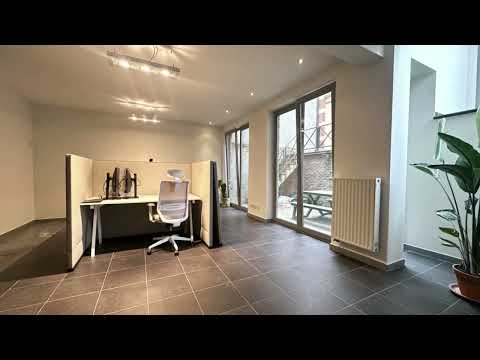 Stijlvolle kantoren te huur in herenhuis aan Coupure in Gent