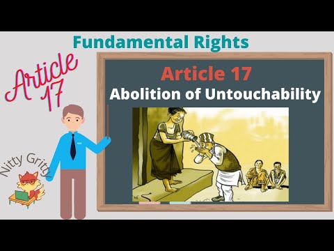 Article 17: Abolition of Untouchability