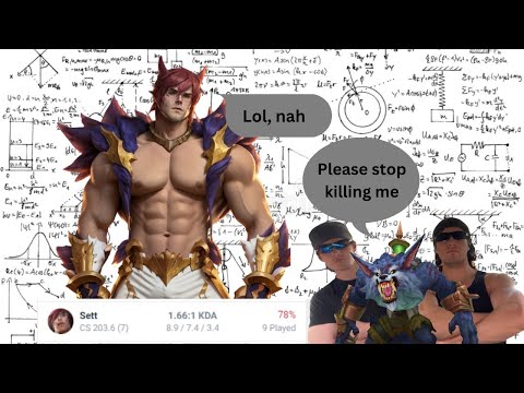 MATHEMATICALLY CORRECT SETT IN S14? SETT VS RENEKTON GAMEPLAY