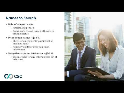 UCC Article 9 Search Basics for Lenders