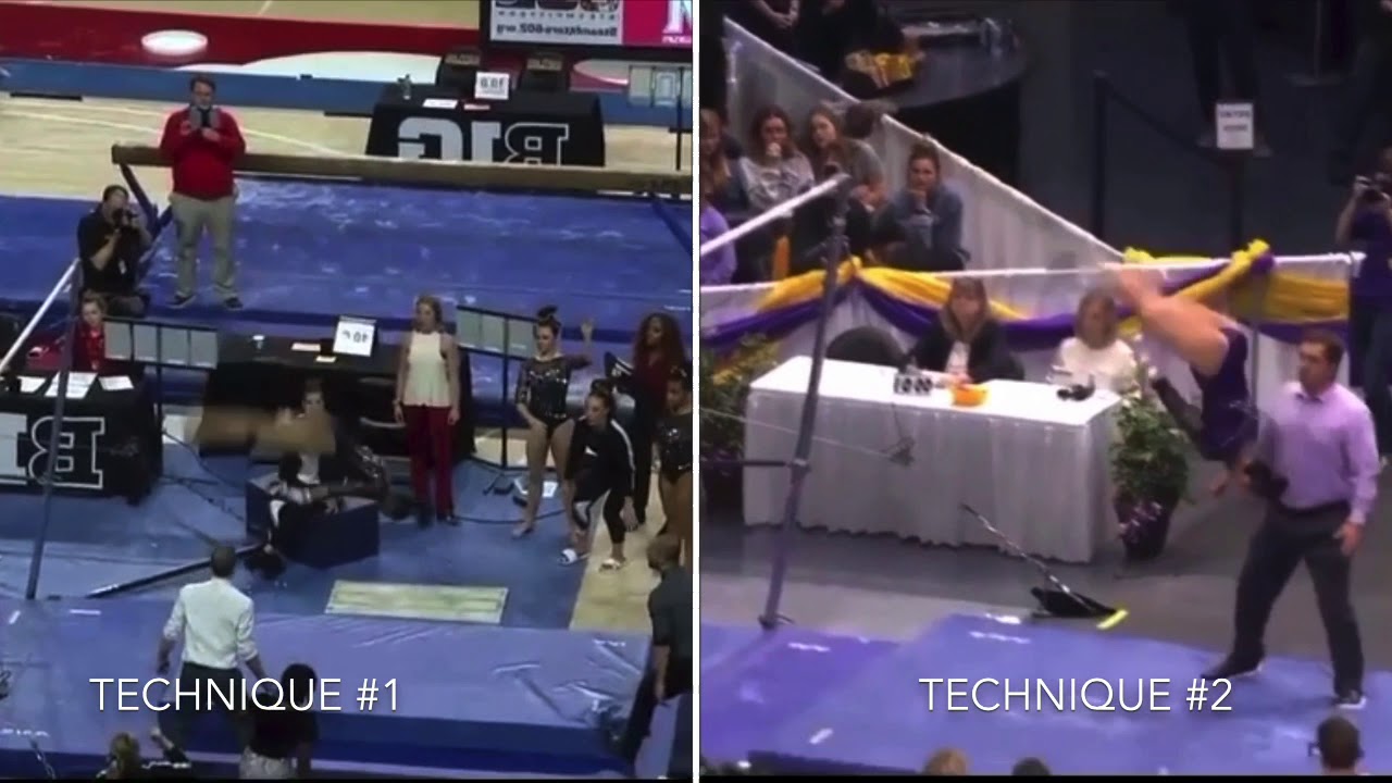 Technique Point: Double Layout Bars Dismount