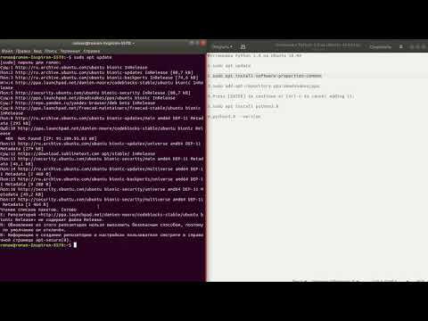 How to Install Python 3.8 on Ubuntu 18.04 /Установка Python 3 8 на Ubuntu 18 04