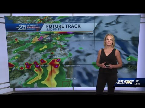 There's a marginal risk for isolated severe storms