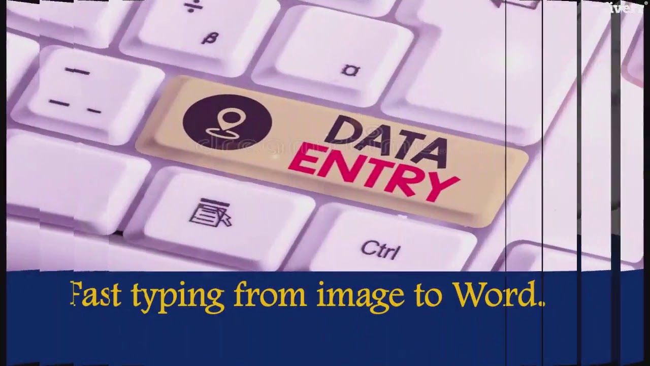 Do a fast typing job, data entry and retype scanned documents - Best Data Entry service