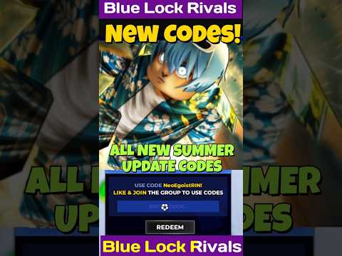 New Codes For Blue Lock Rivals - New Blue Lock Rivals Codes 2025 All New SUMMER Update Codes