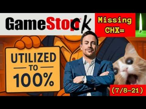 (EP 156 GameStop) MISSING CHX volume, Utilization 81%! GME Borrow Rate +10X (Maximum TIN/Theory)