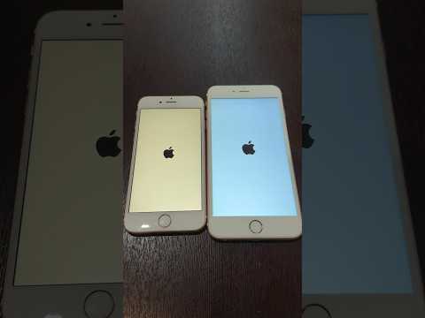 iPhone 6s vs iPhone 6s Plus on iOS 15 boot up test #shorts #ios15 #iphone6s #iphone6splus