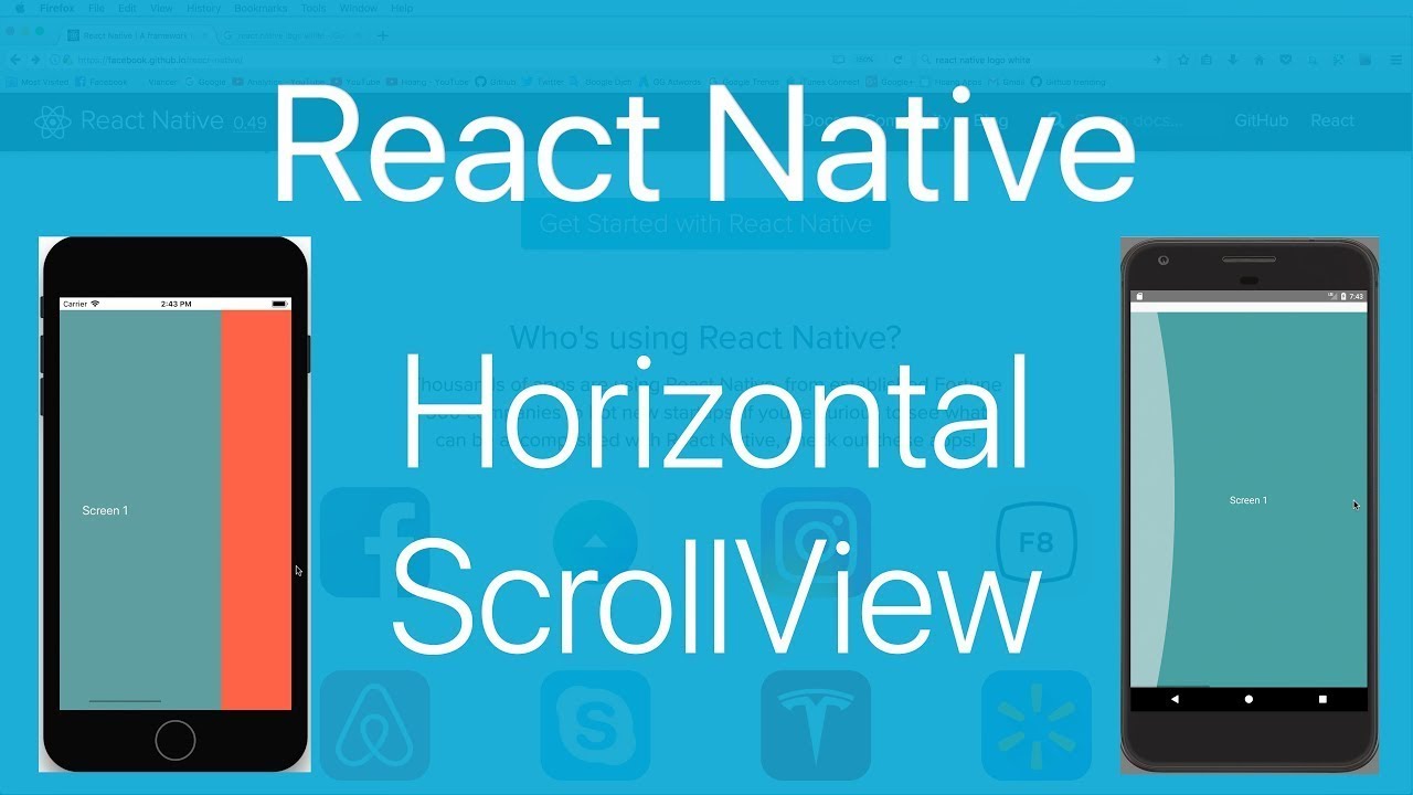 React Native ScrollView example + ScrollView Infinite Scroll | Learn With Vivek