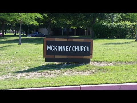 Inspire 1 Aerial view of the Doxology Bible Church (formerly McKinney Church) in Fort Worth