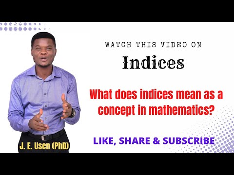 Laws of Indices | Part 1 | Meaning of Indices