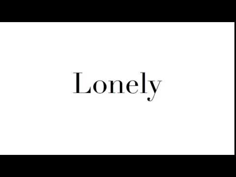 "Lonely" Pronunciation