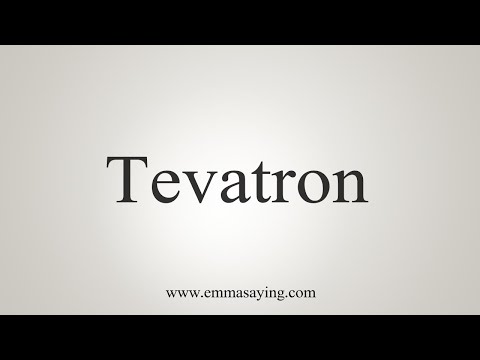 How To Say Tevatron