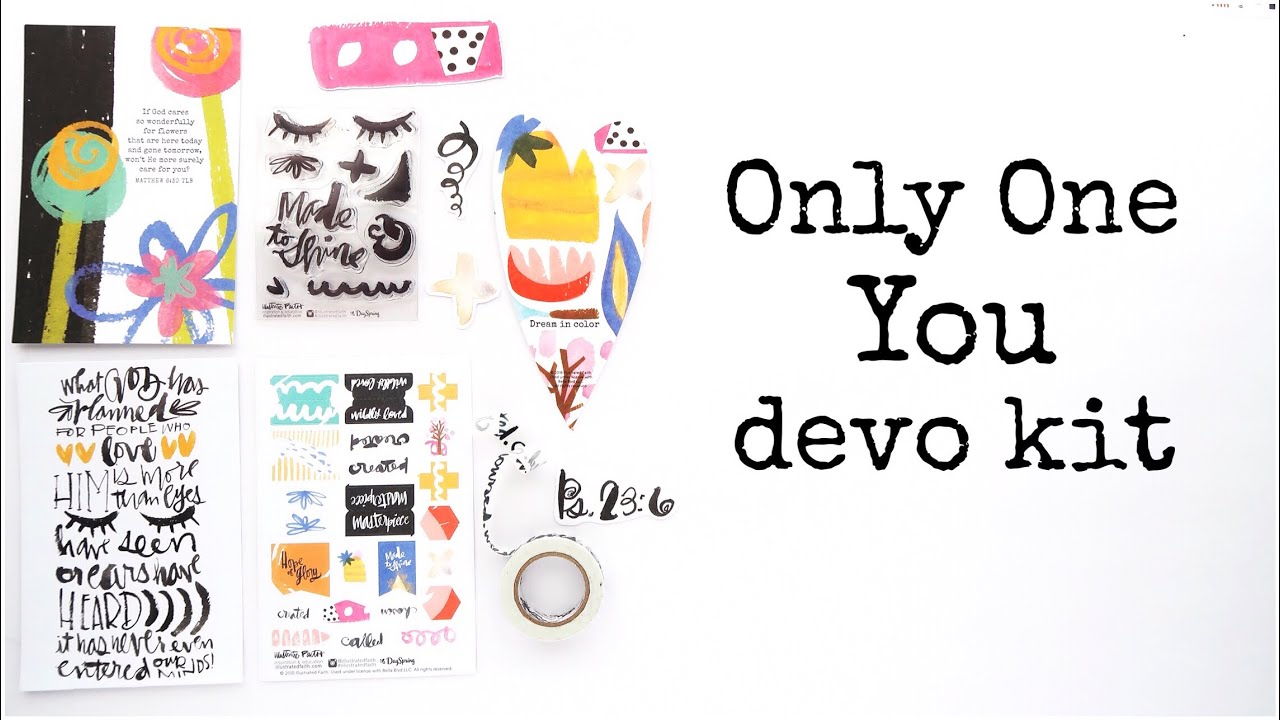 Illustrated Faith Only One You Devotional Kit Unboxing!