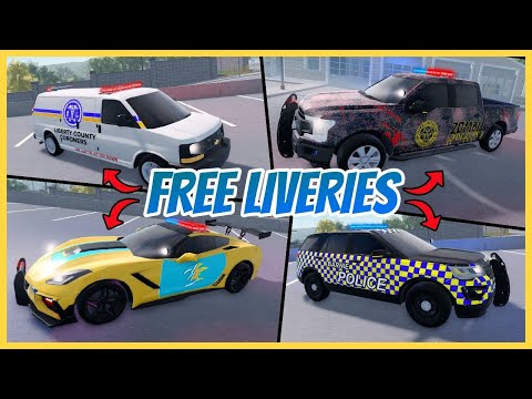 ERLC: Best FREE Liveries In Liberty County | Free ERLC Liveries | Roblox Roleplay