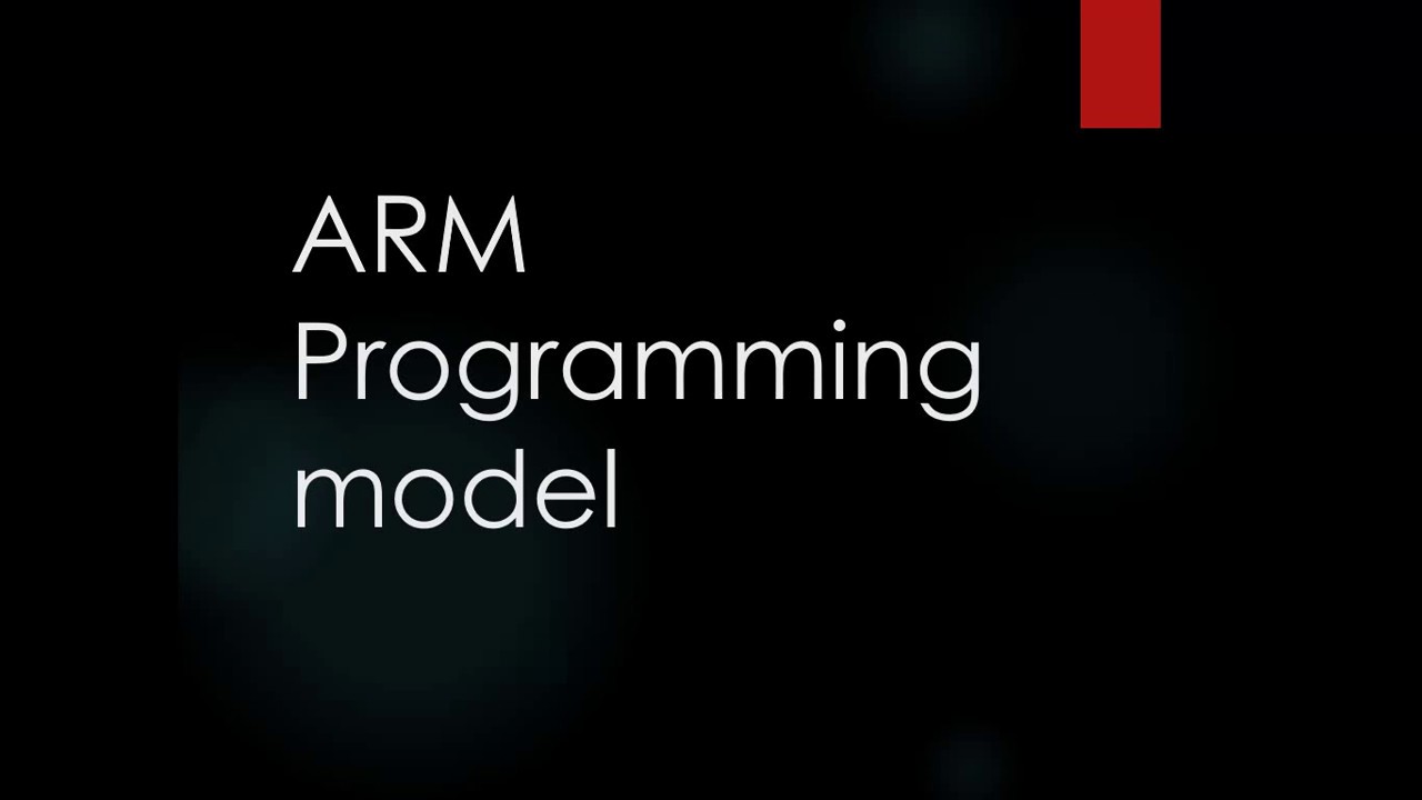 Programming model ARM