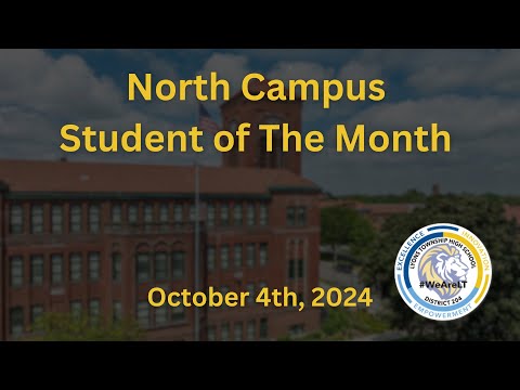 North Campus Student of The Month 10-4-24