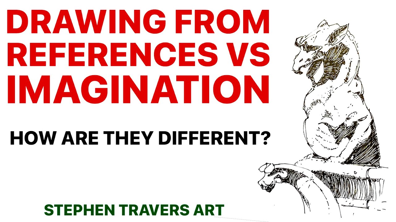 Drawing from References vs Imagination
