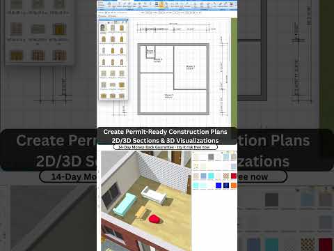 Create Permit-Ready Construction Plans, Sections & Visualizations #construction #housedesign