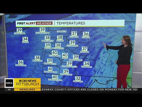 KDKA-TV Afternoon Forecast (12/29)